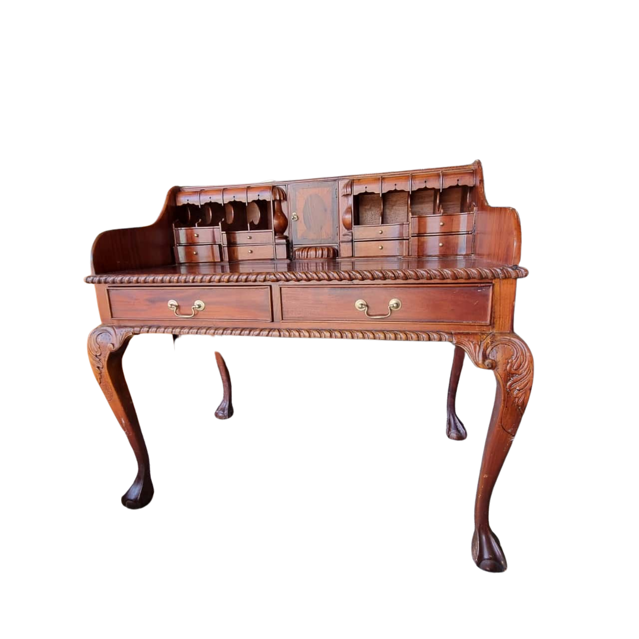 Ornate Claw Foot Writing Desk