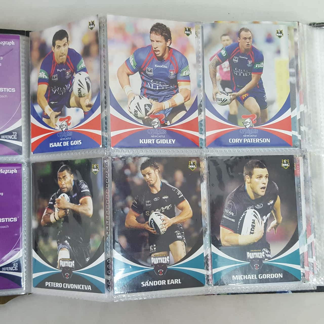 Official 2011 NRL Collector Cards