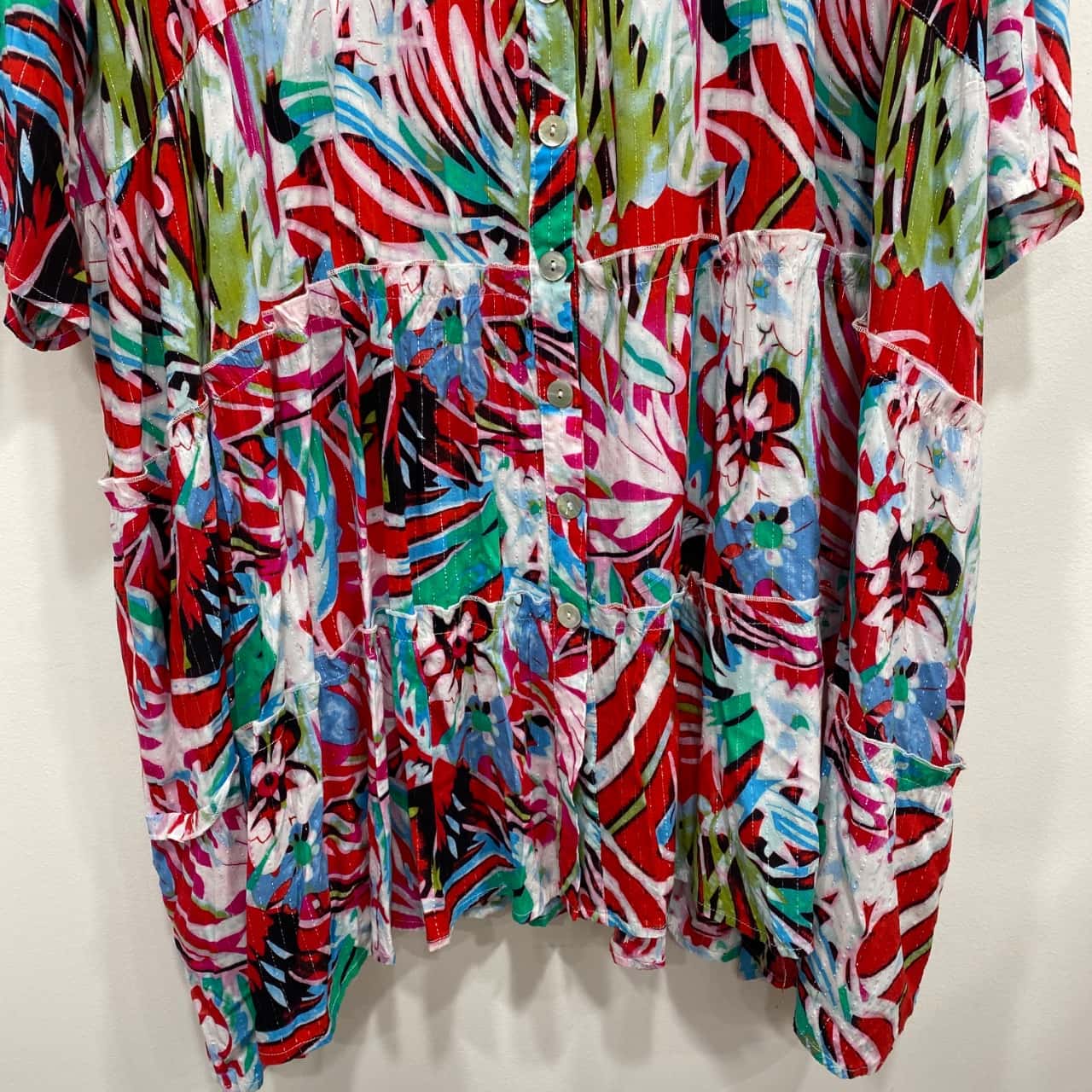 Taking Shape Womens Size 24 Floral Dress Multicoloured