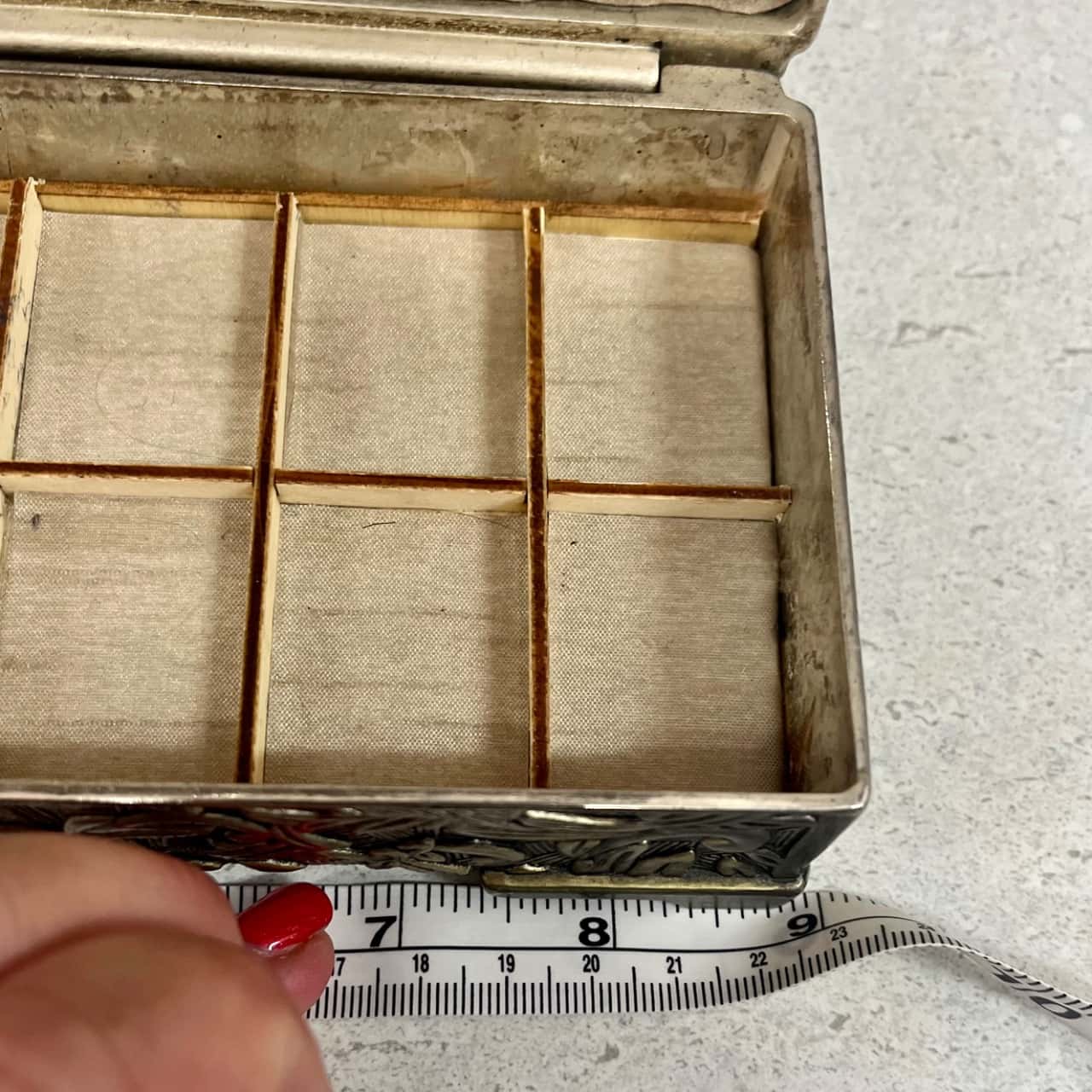 Gorgeous metal embossed Jewellery Box (s)