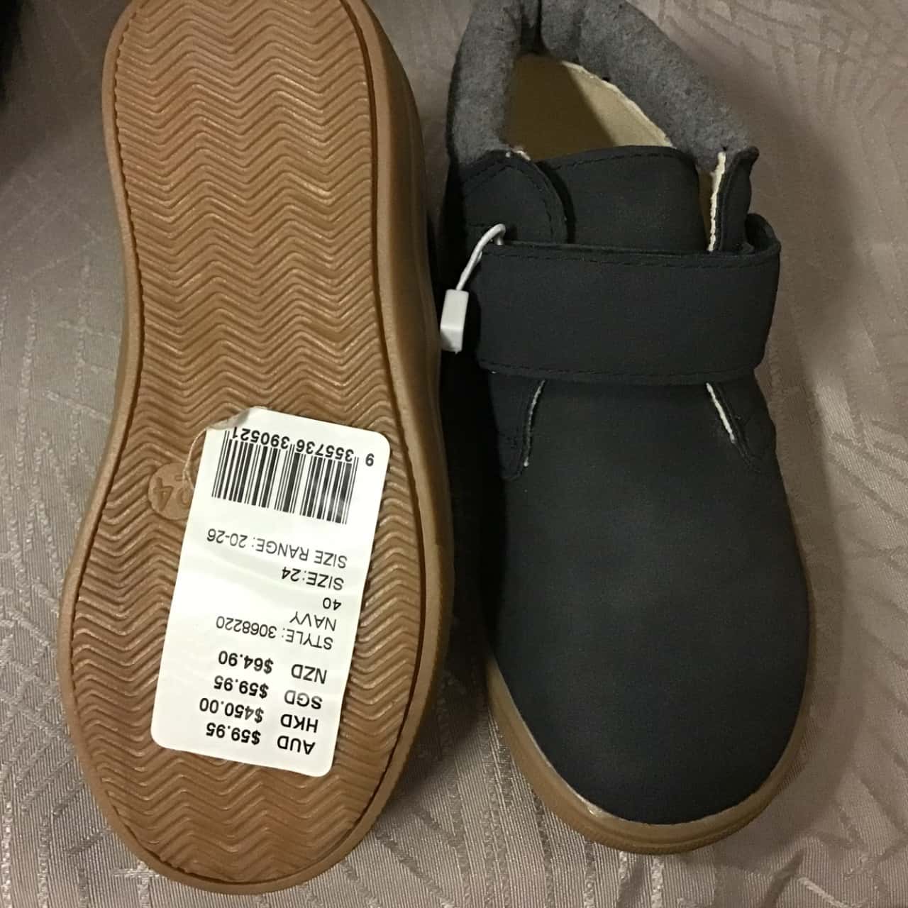 Seed Kids Grey / Navy Blue shoes(s)
