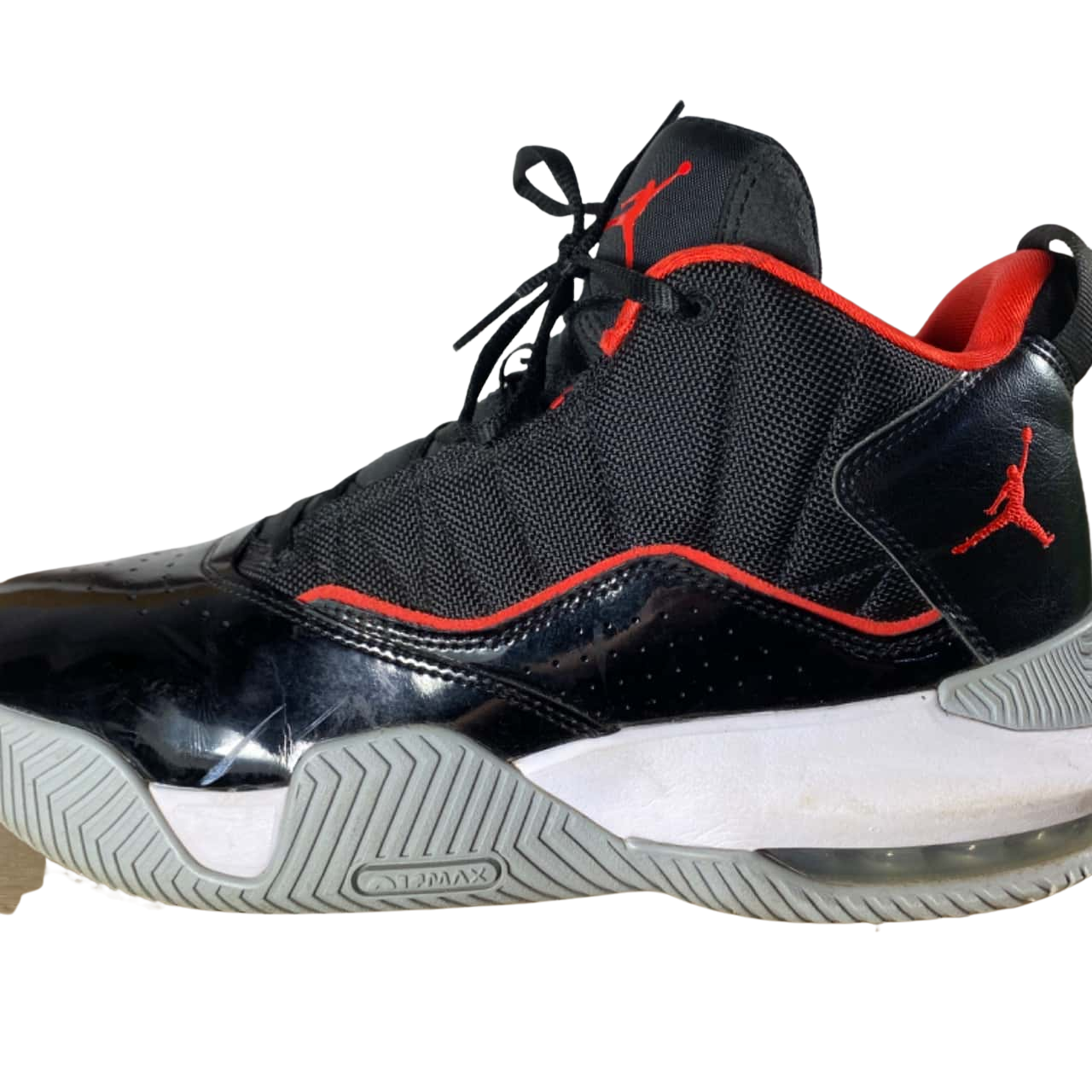 Air Jordan Mens Stay Loyal Sneakers Size 8 / 9 Black / Red (s)