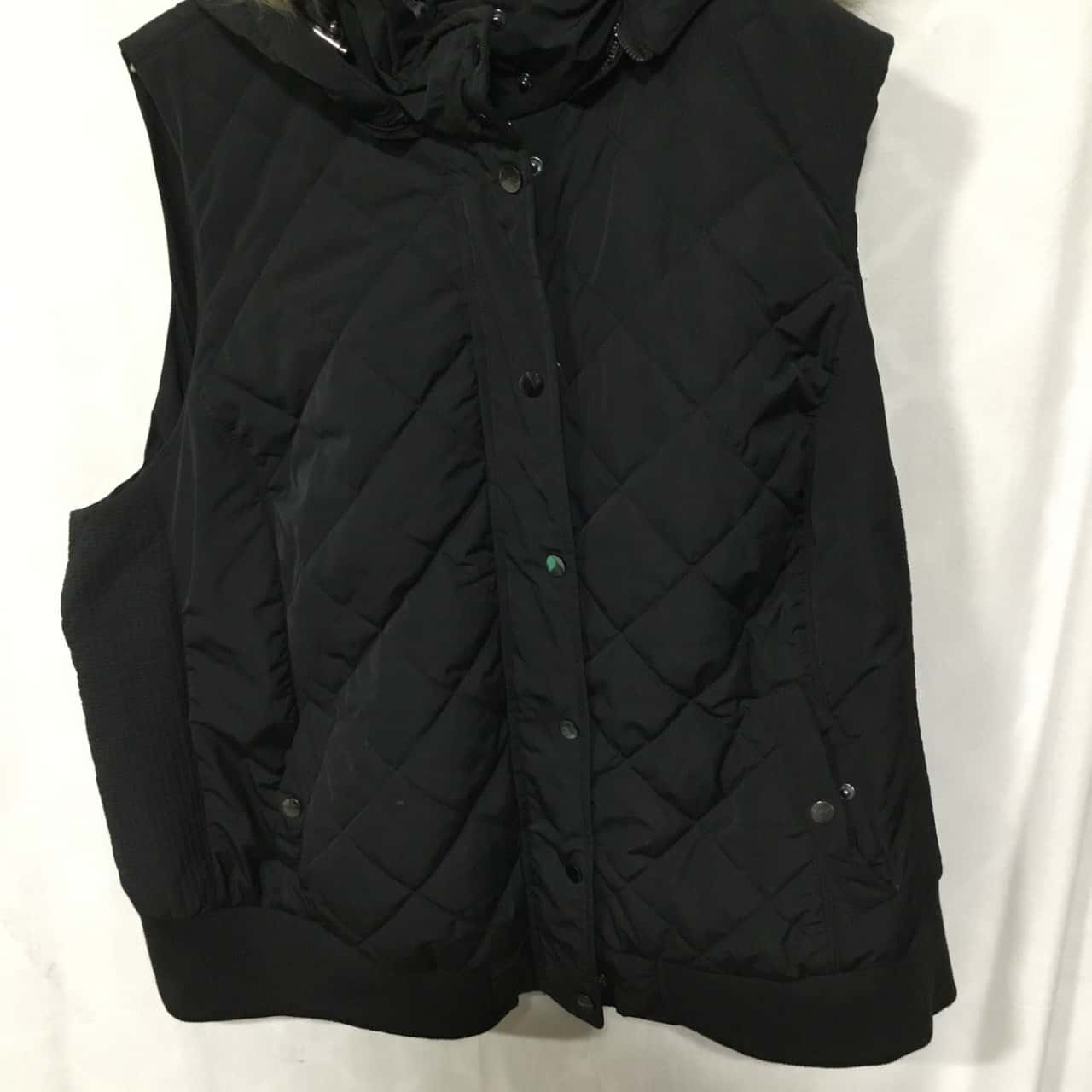 Autograph Womens Size 26 Button Up Black (s)