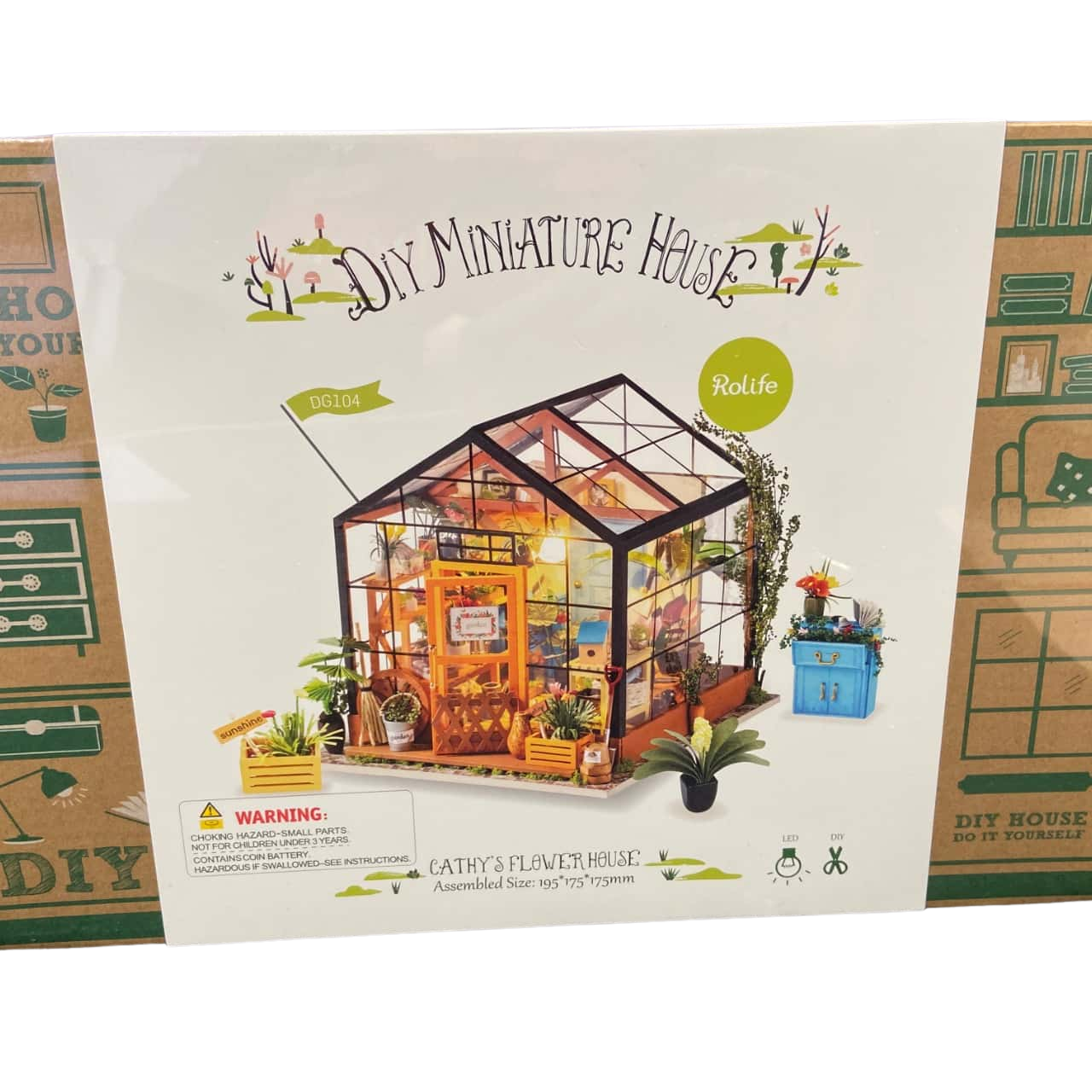 Robotime Rolife DIY Miniature House – Cathy’s Flower House (DG104)(s)