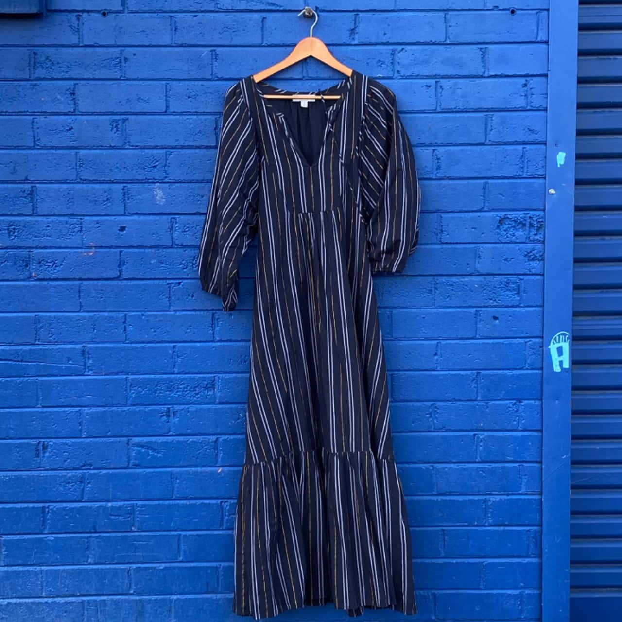 Country Road Womens Size 14 Free Size Dress / Long Sleeve / Maxi Dress ...