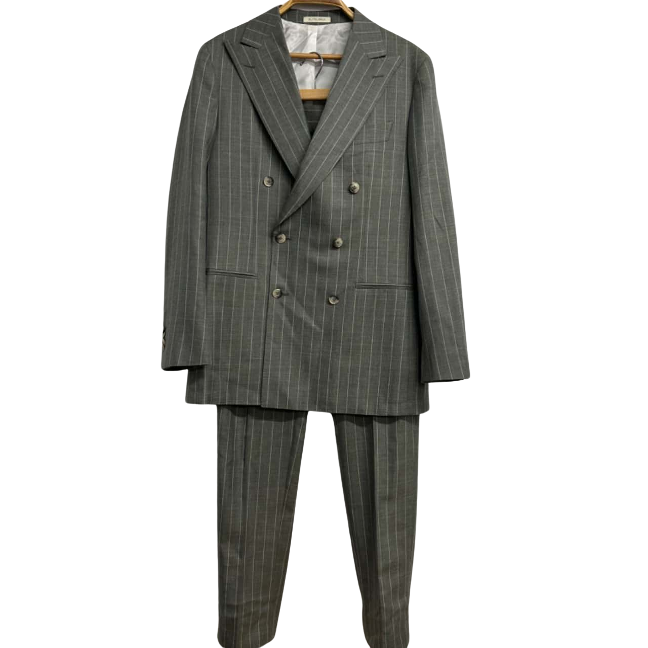 BNWT Suit Supply Mens Grey Pinstripe Size 50 Suit Set