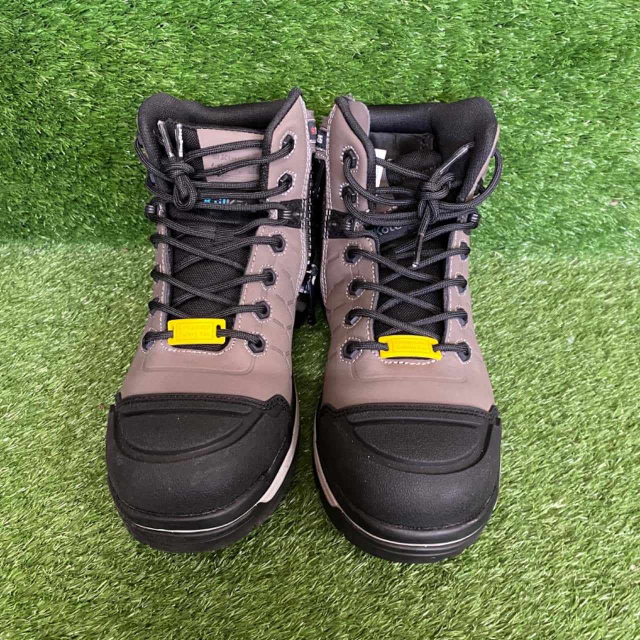 KingGee Black/Brown Quantum Work Boots Size 7