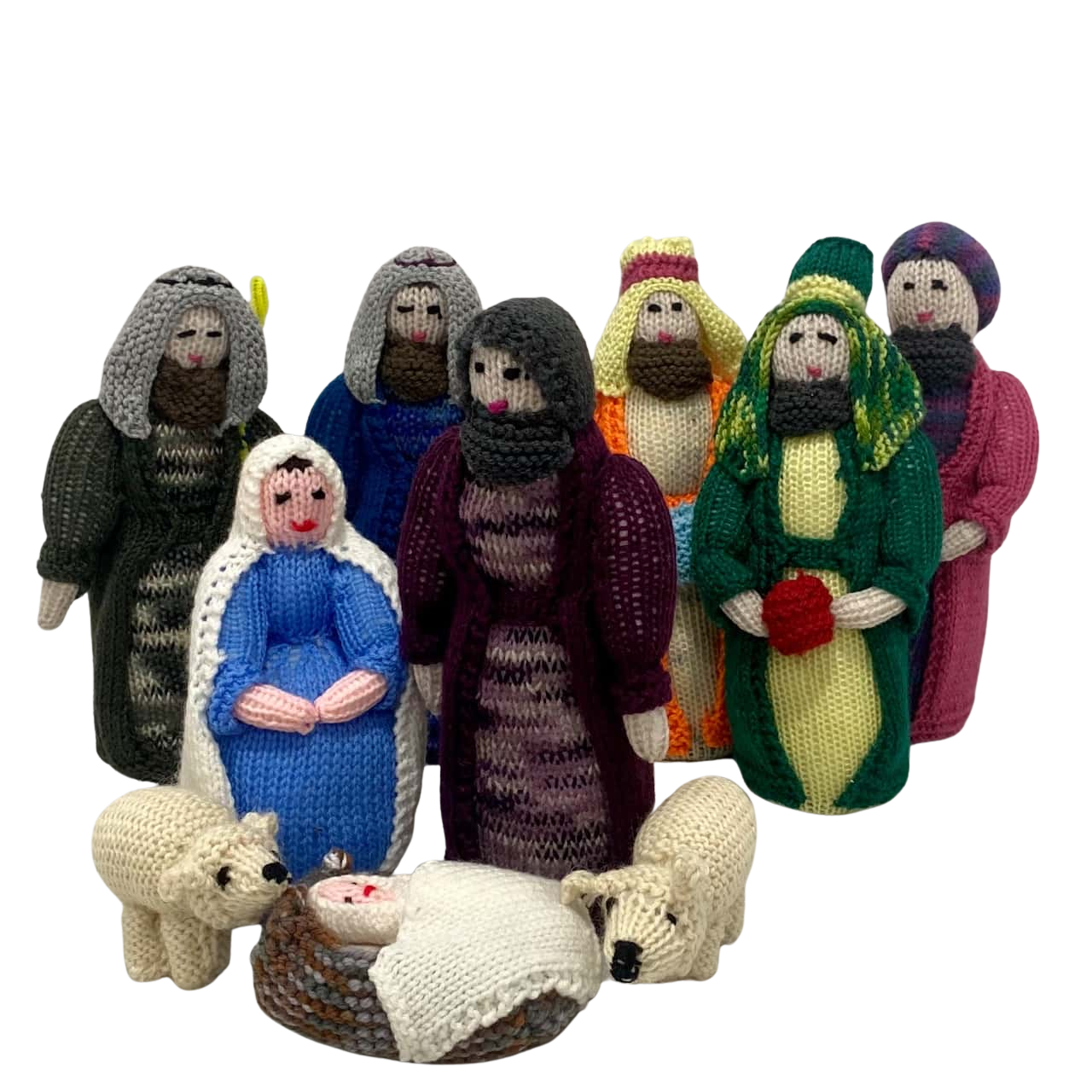 Hand Knitted Nativity Set (s)