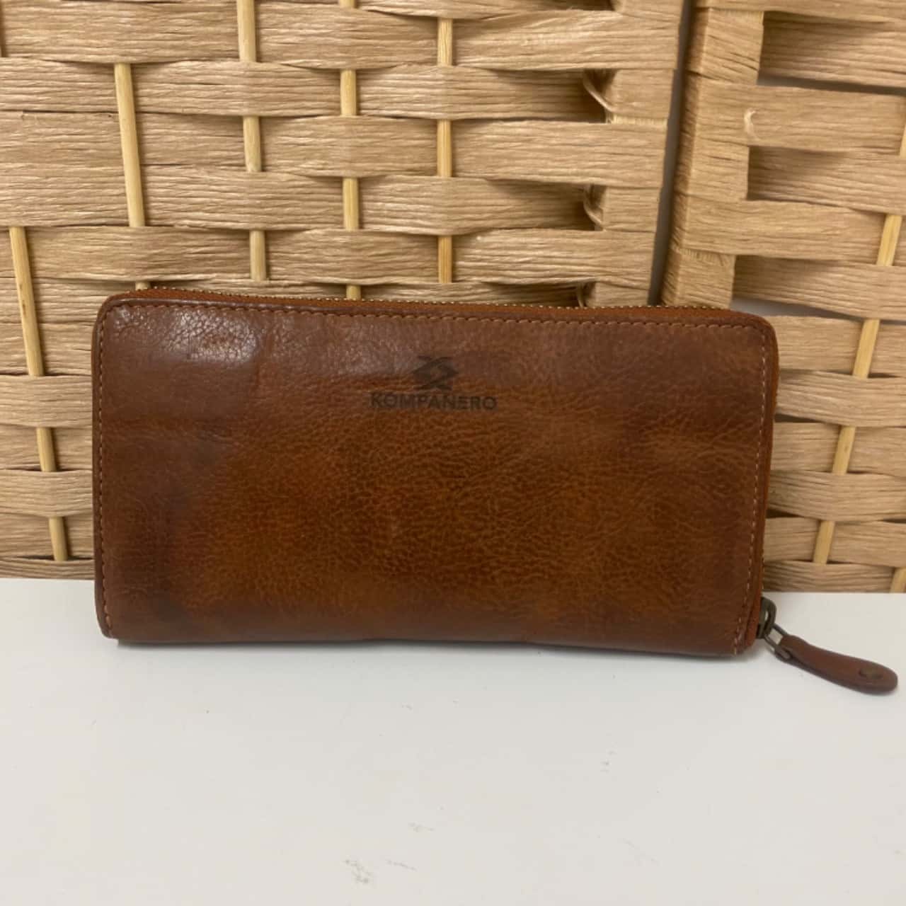 Kompanero Brown Leather Wallet (s)