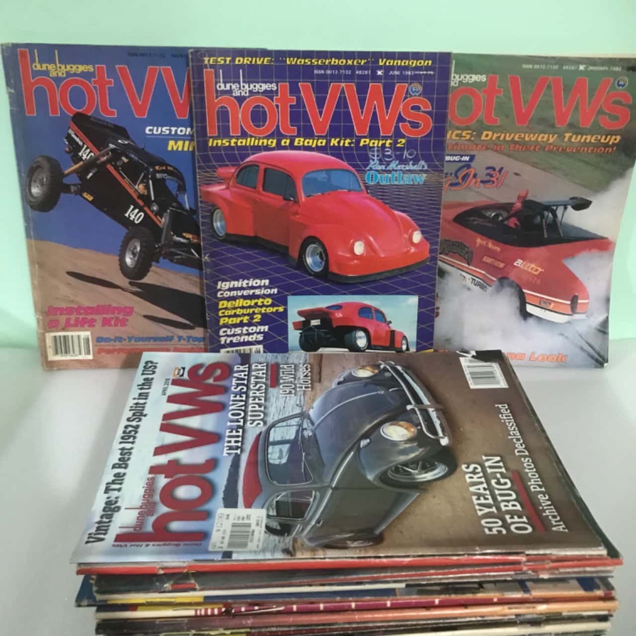 25 Vintage 1980s Hot Rod - Auto - VWMagazines Bulk Lot