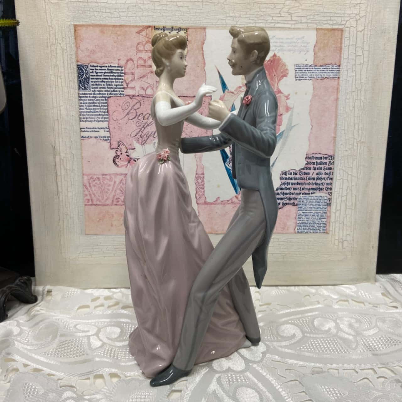 Lladro and Nao Ceramic Anniversary Dance Figurine(s)