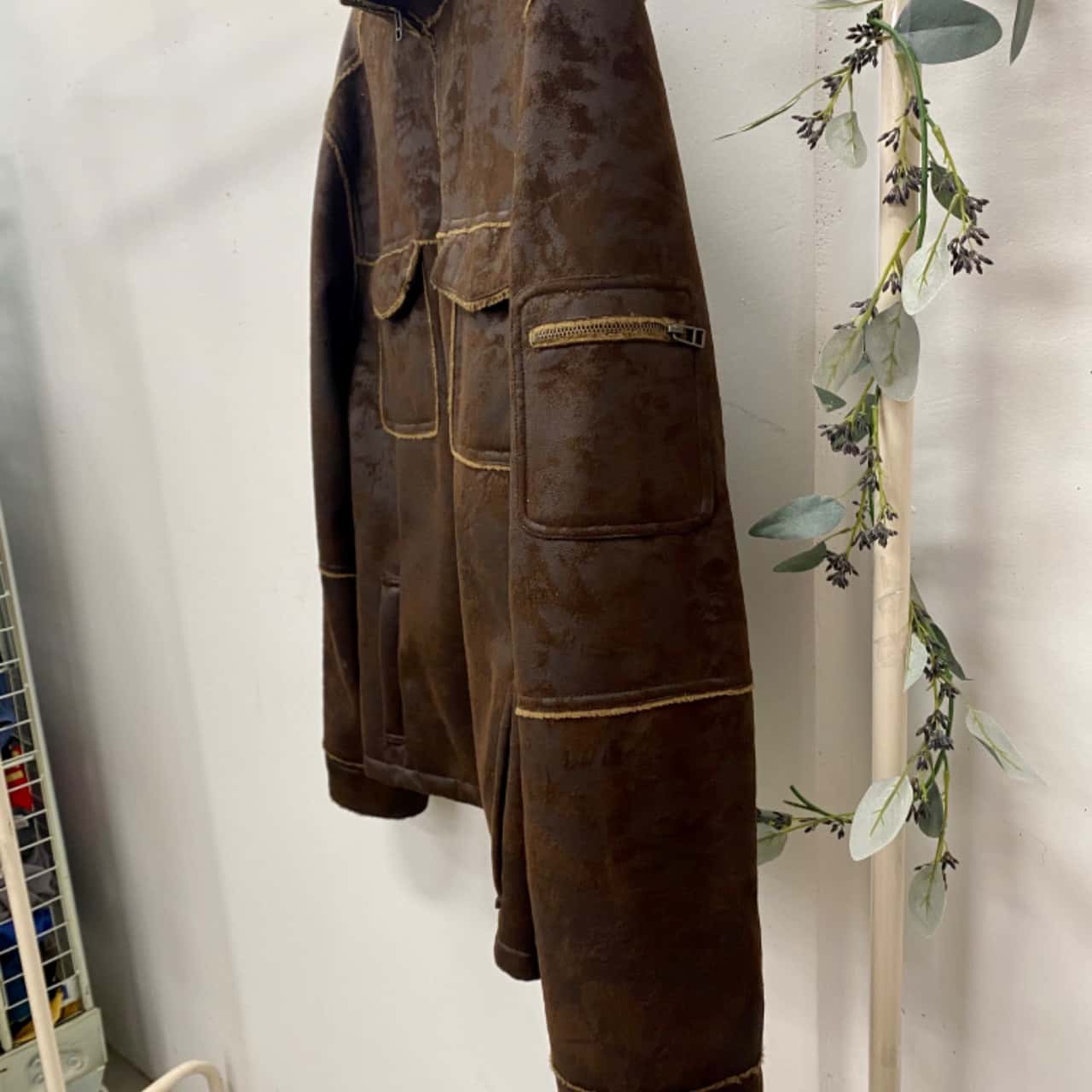 REDUCED Ooh Mow Mao Suede Look Jacket Size Medium (s)