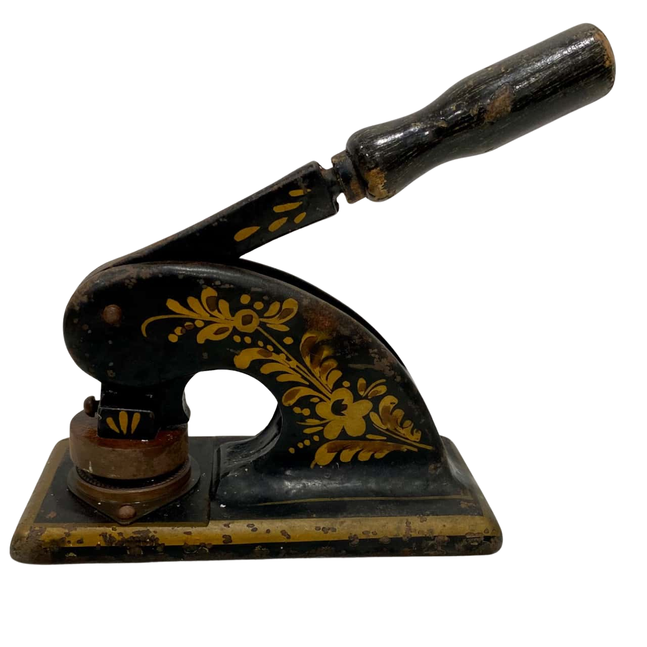 Vintage Desktop Stamp Embosser with Original Business Plate ...