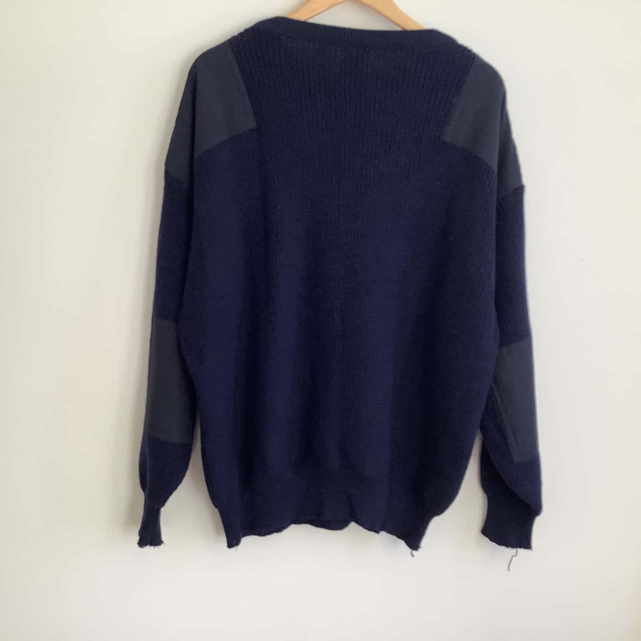 Vintage** Aussie Clubknit Classics. Pure Wool Navy Jumper. Size XL (s)