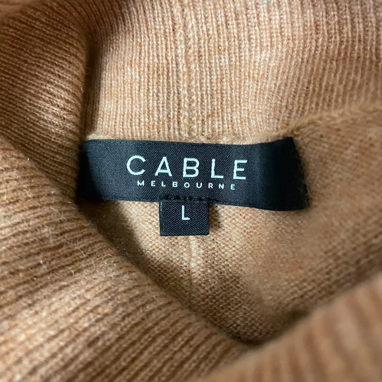 Cable Melbourne - 100% Cashmere Jumper - Size L - Used Very Good ...
