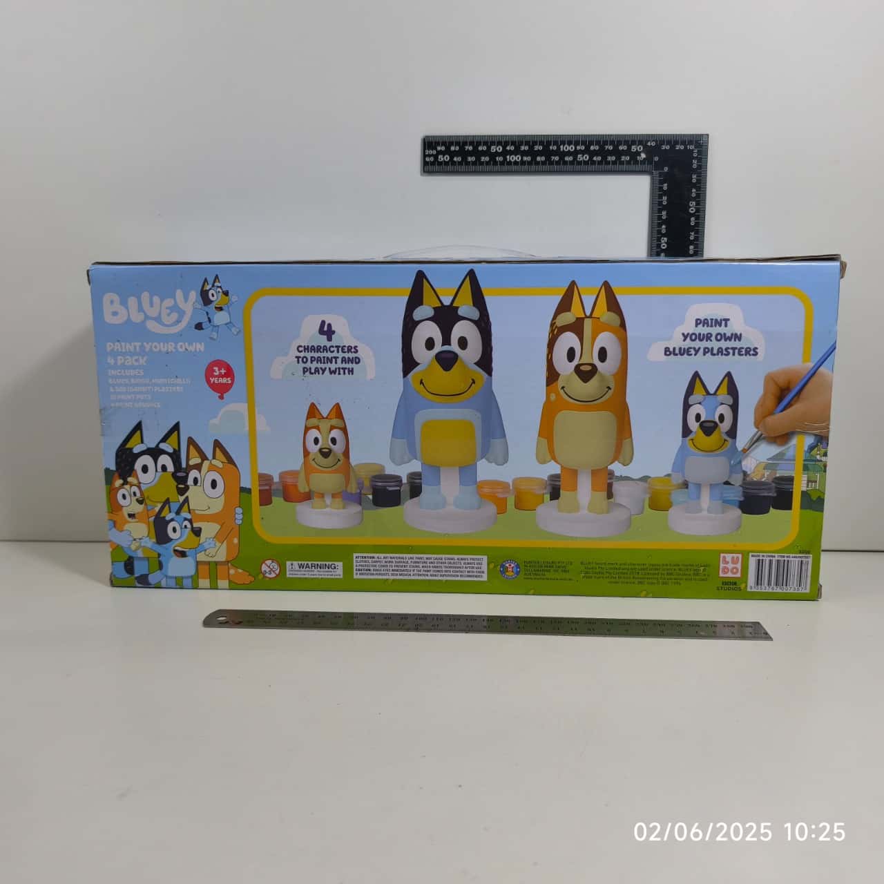 Bluey Paint your own 4 pack Toy As New*(s)