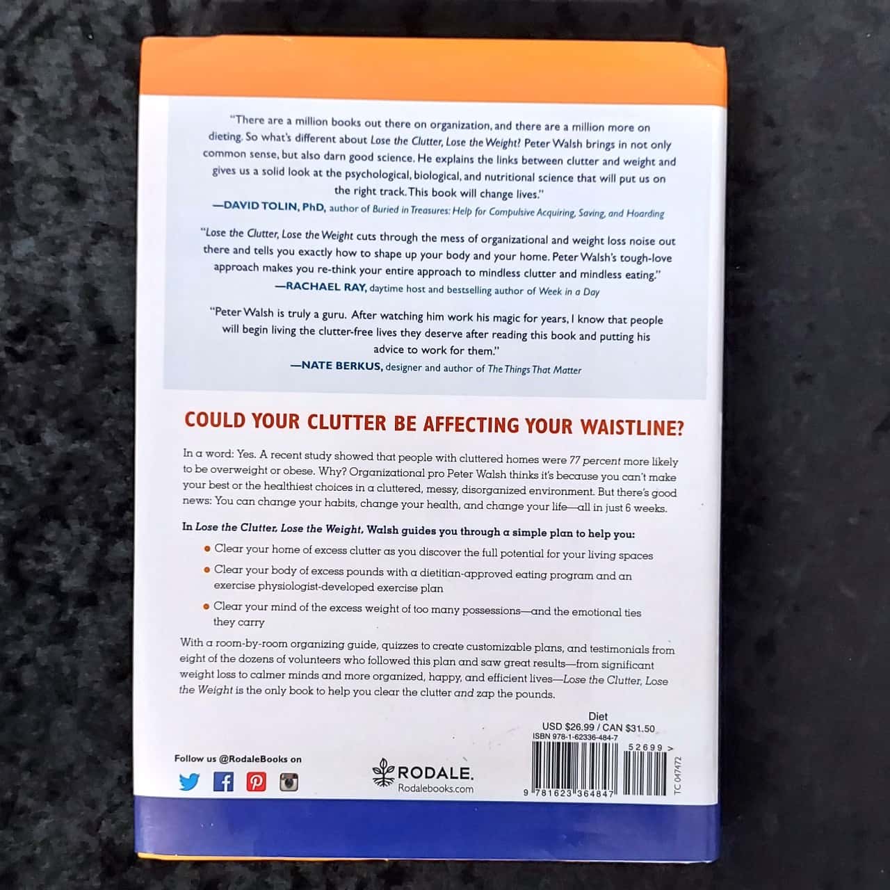 Book: Lose The Clutter - Lose The Weight by Peter Walsh(s)