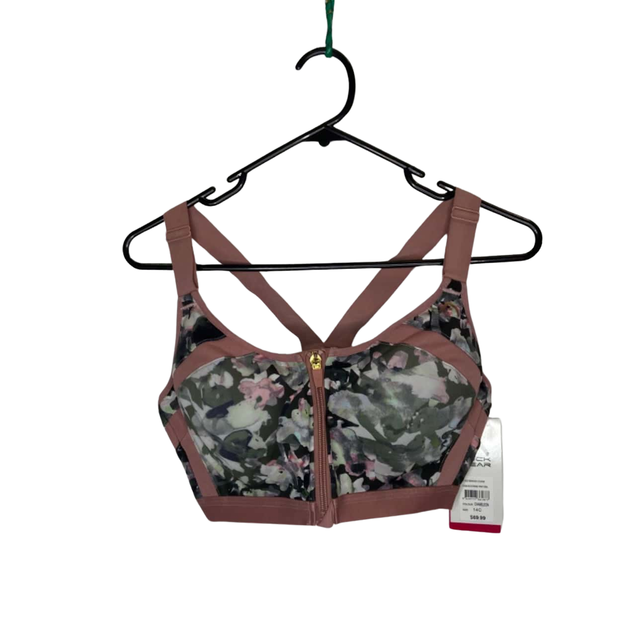 Rockwear Womens Size 14C Chameleon Extreme Print Bra Multicoloured BNWT ...