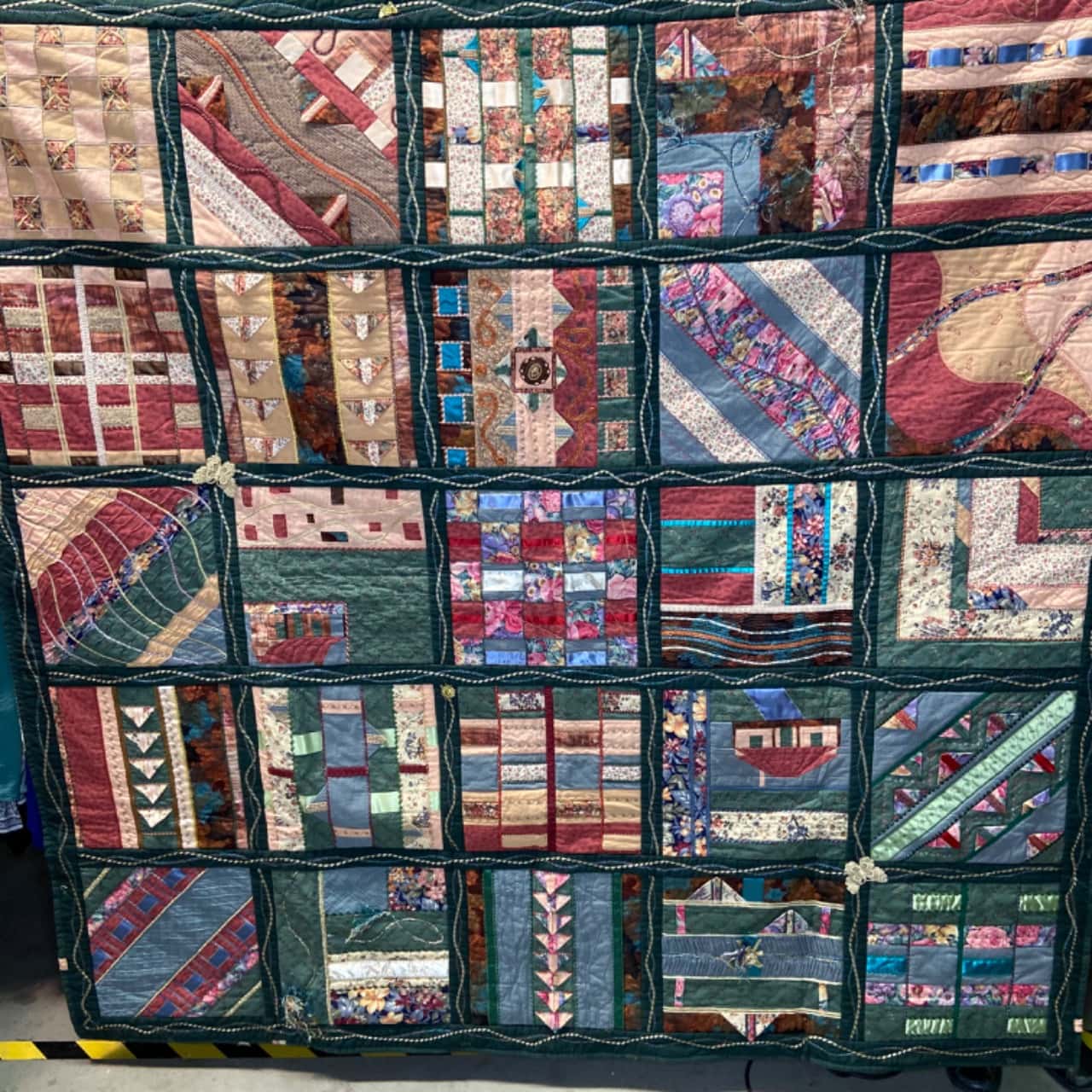 Beautiful Homemade Patchwork Quilt