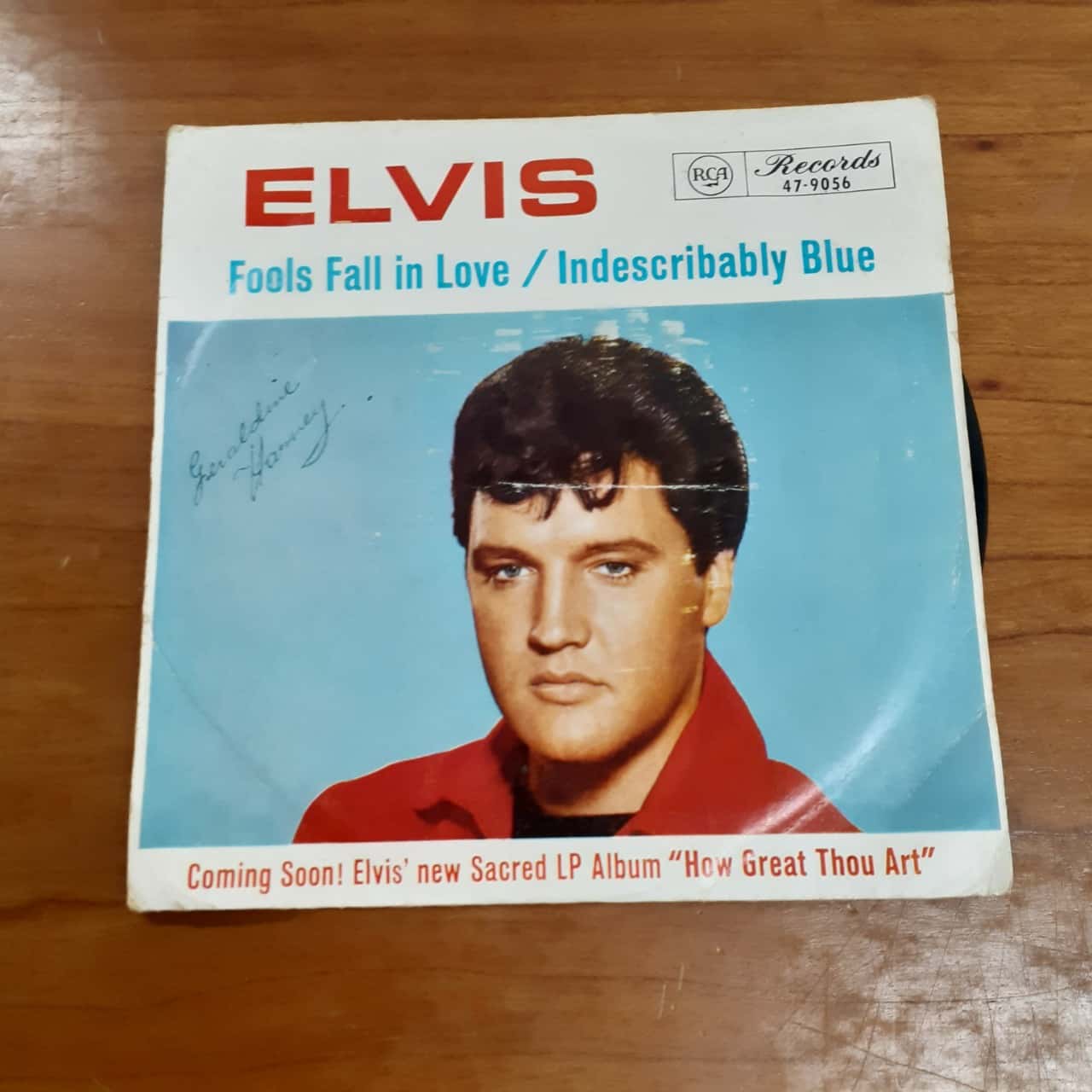 ELVIS - Fools Fall In Love / Indescribably Blue - Vinyl