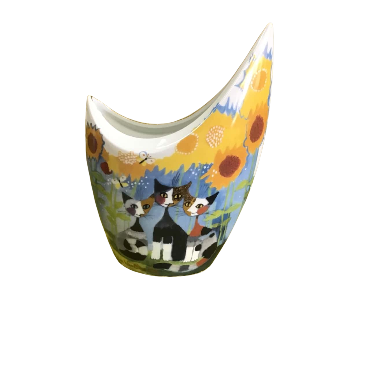 Goebel Cat Vase by Rosina Wachtmeister