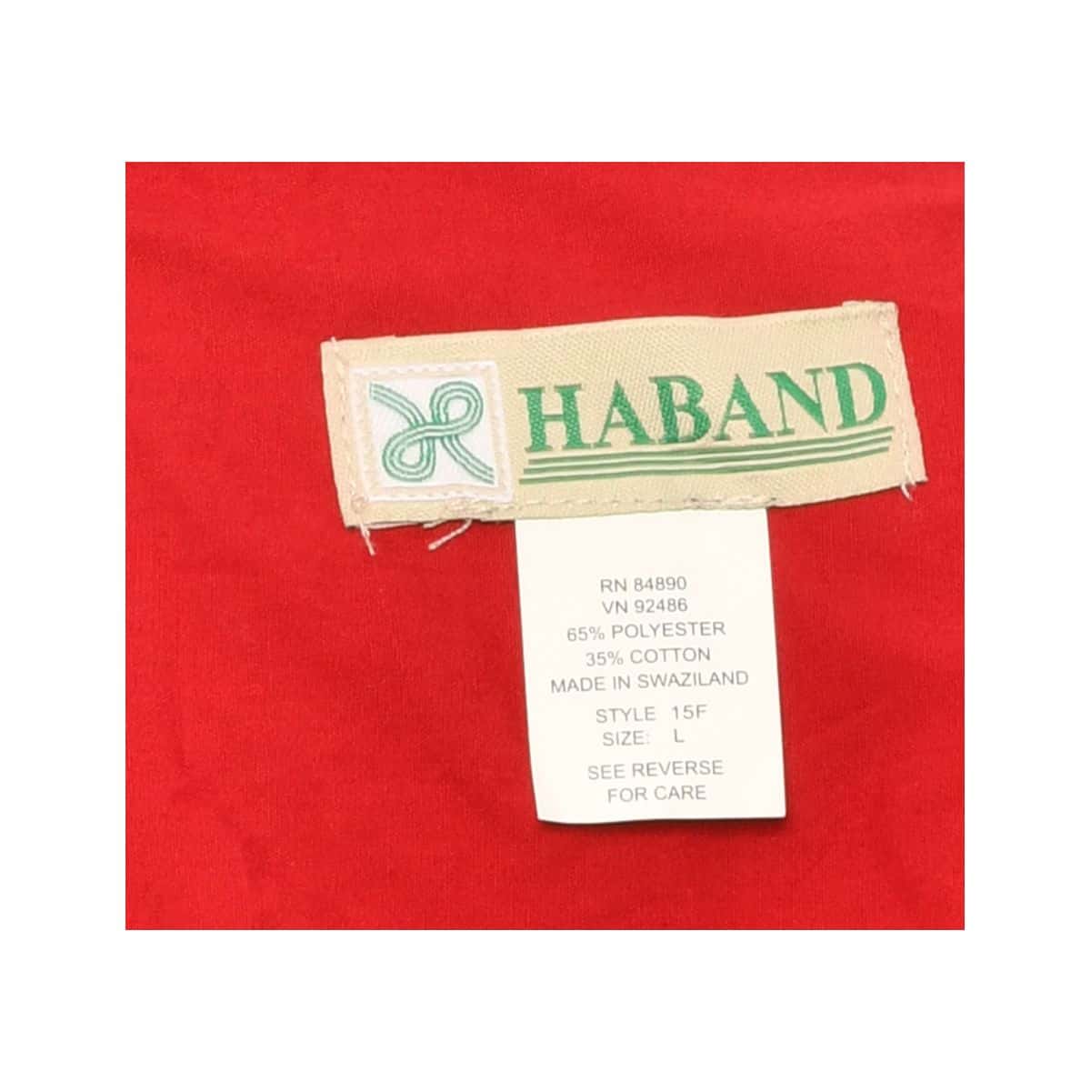 Haband Mens Size XL Long Sleeve Plain Red Shirt(s)