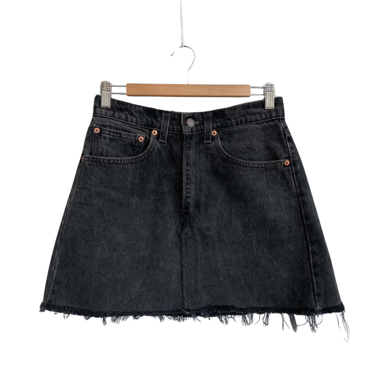 Levis Small Black Mini Skirt S