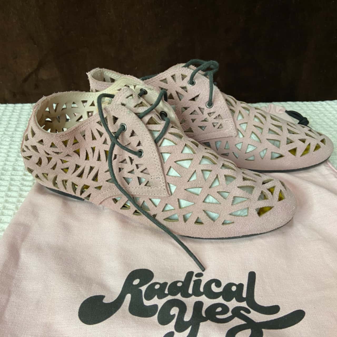 Radical Yes, Pink Suede Shoes Size 39(s)