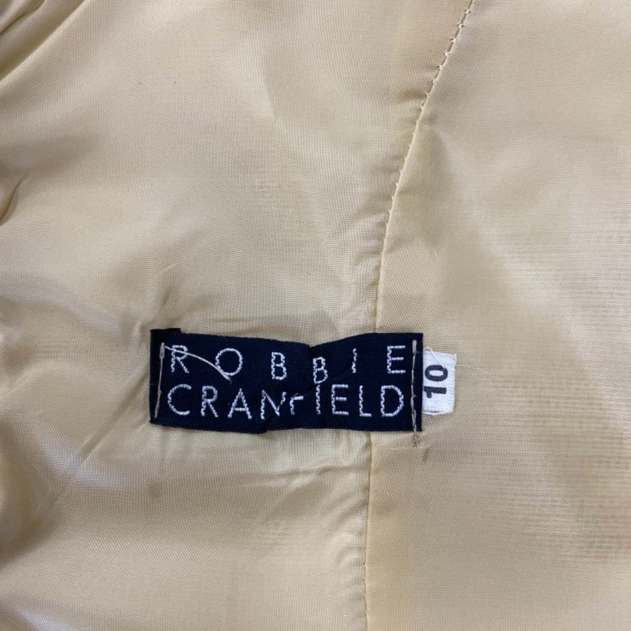 Robbie Cranfield 90s Corset Top + Full Length Skirt Size 10 / S Cream ...