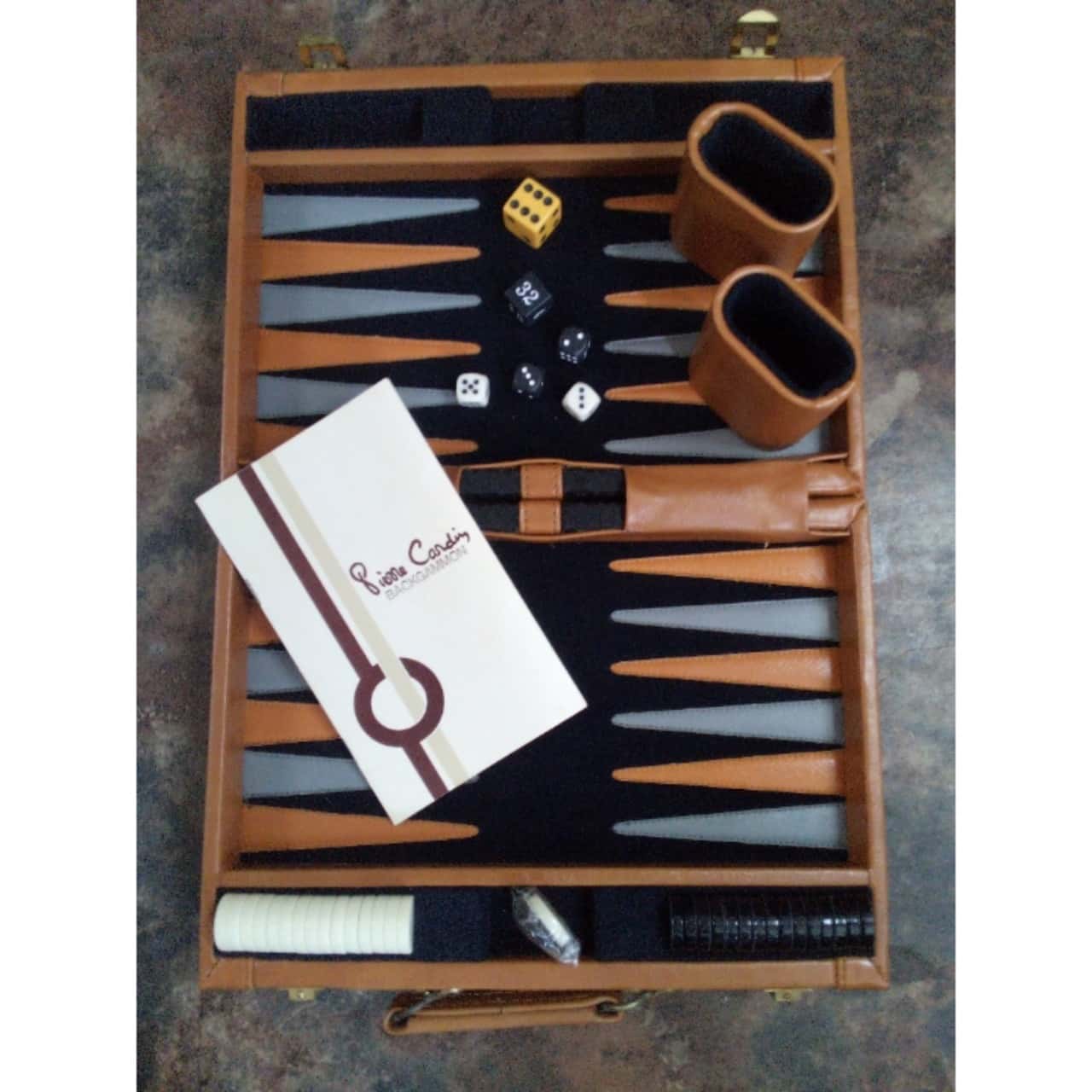 Vintage Pierre Cardin Backgammon Set in Carry Case(s)