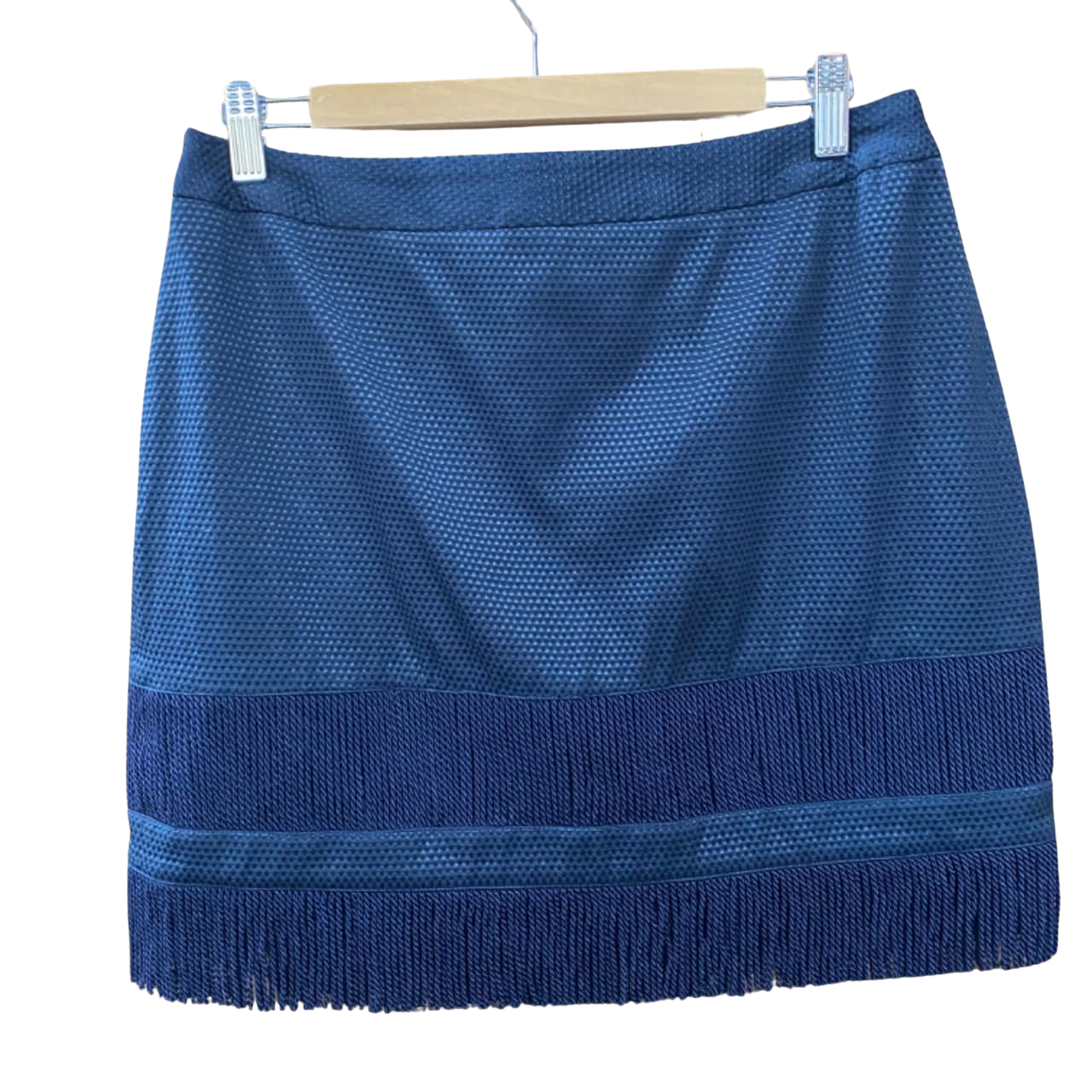 Sass & Bide Navy Tassle A-Line Skirt Size 12(s)