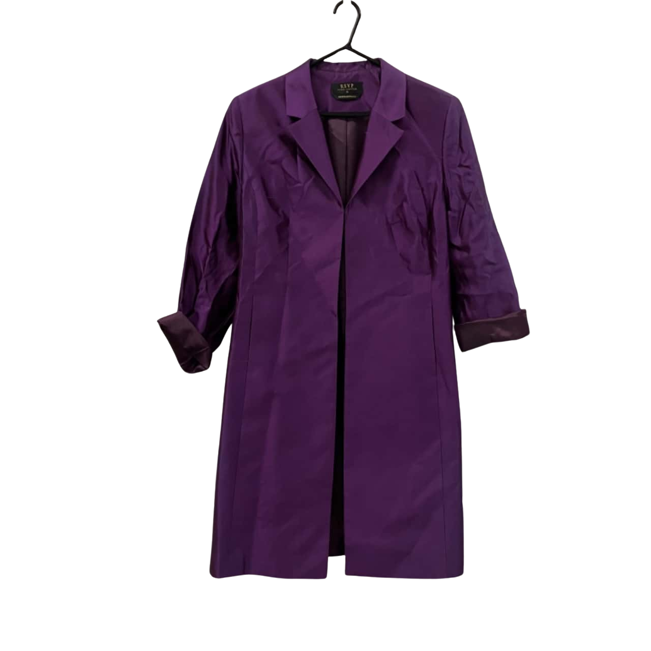 Perri Cutten Silk women’s Purple Coat(s)