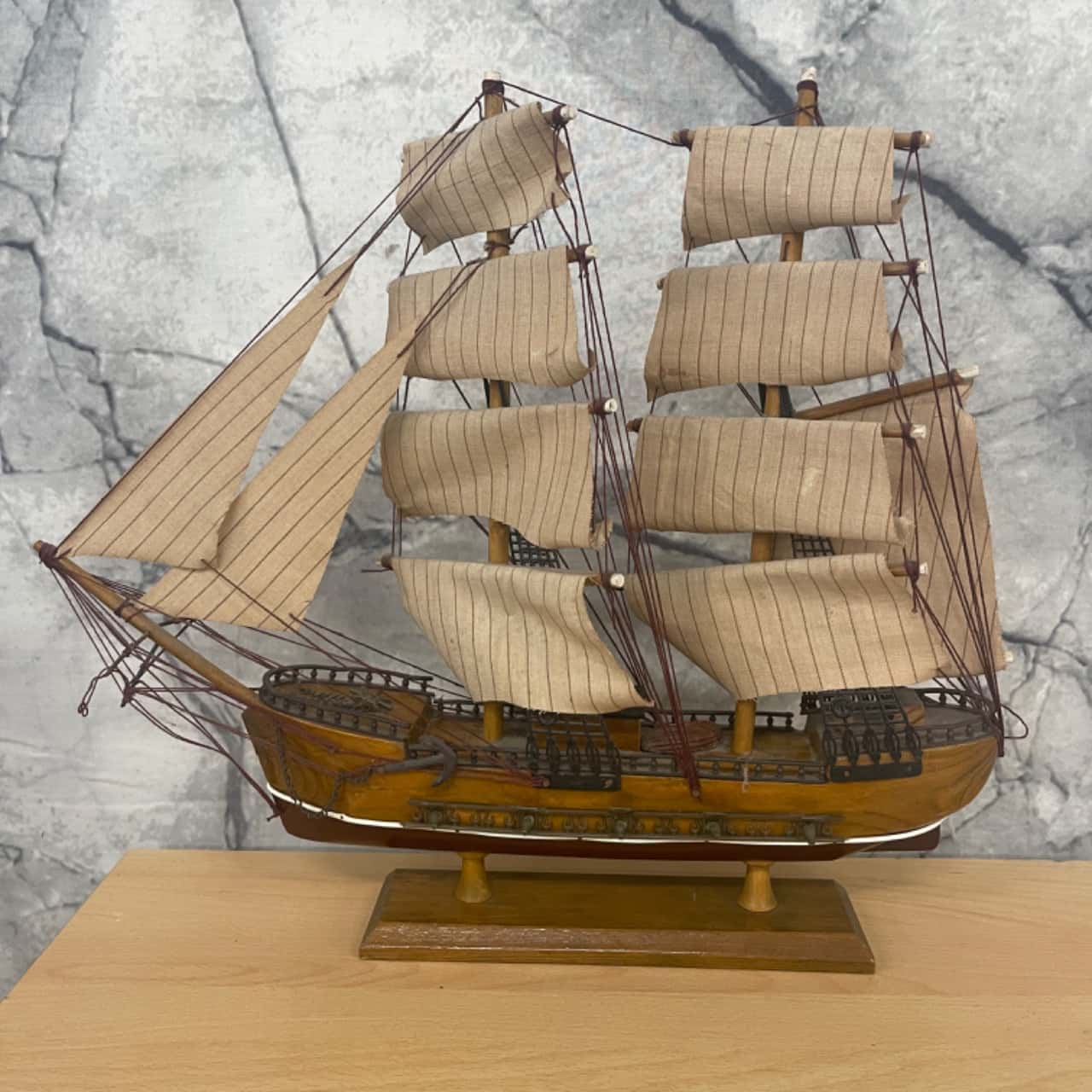 Wooden Replica Mast Sailing Ship