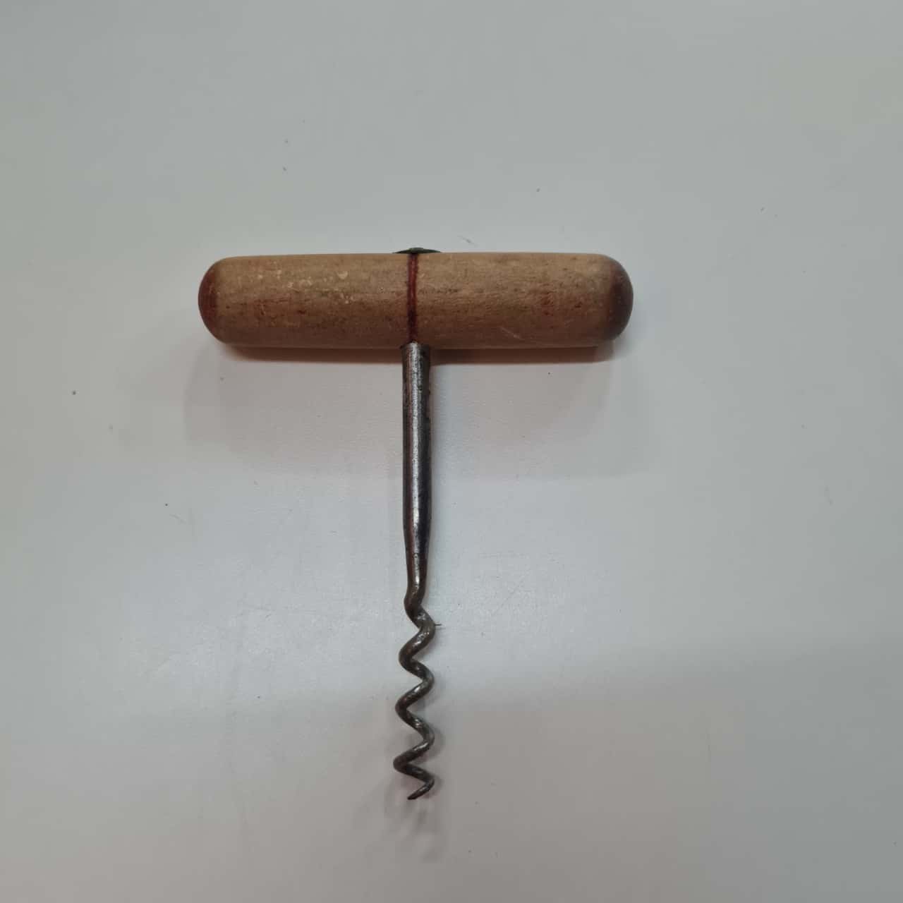 Vintage Wooden Handle Corkscrew