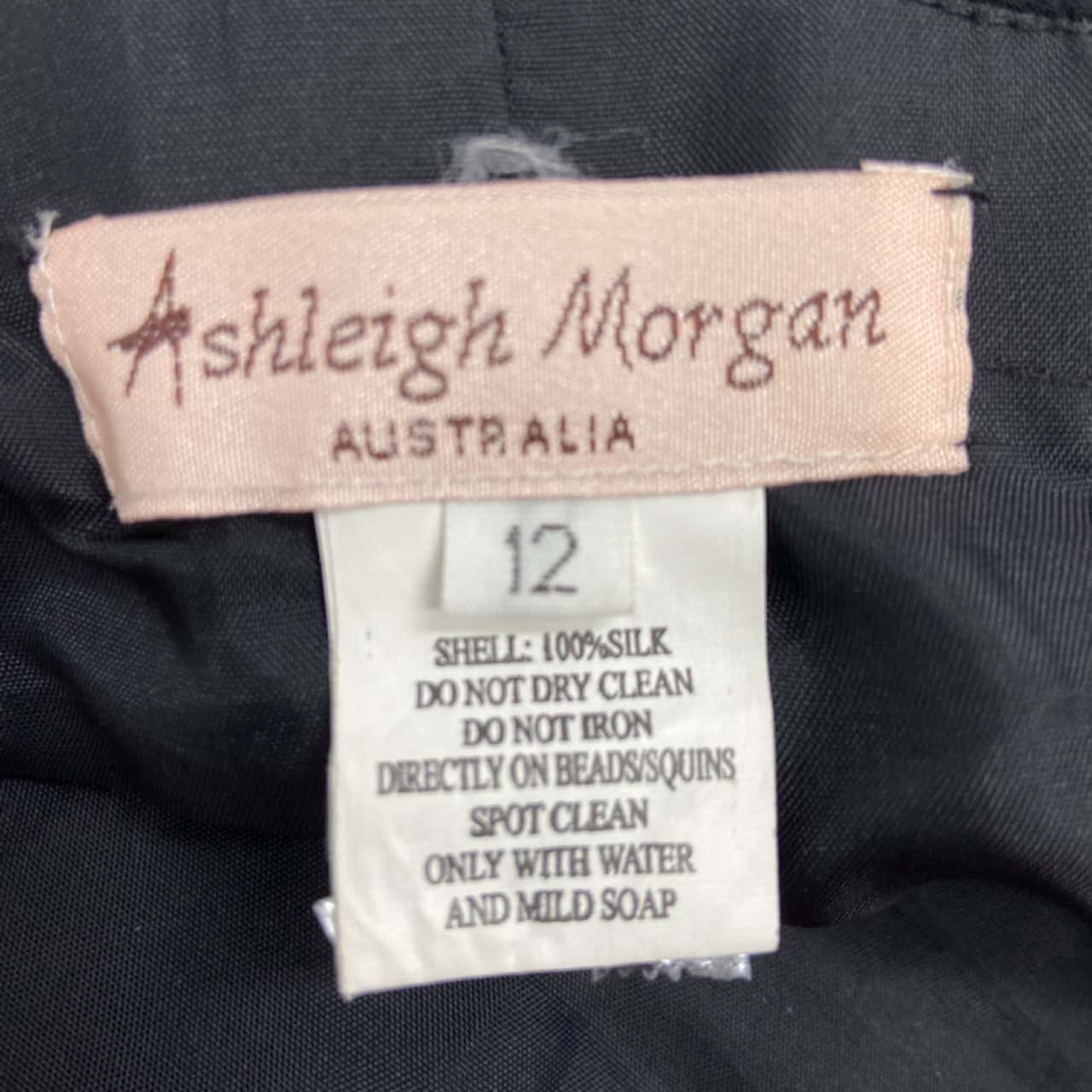 Ashleigh Morgan Womens Size 12 Cocktail Dress Black