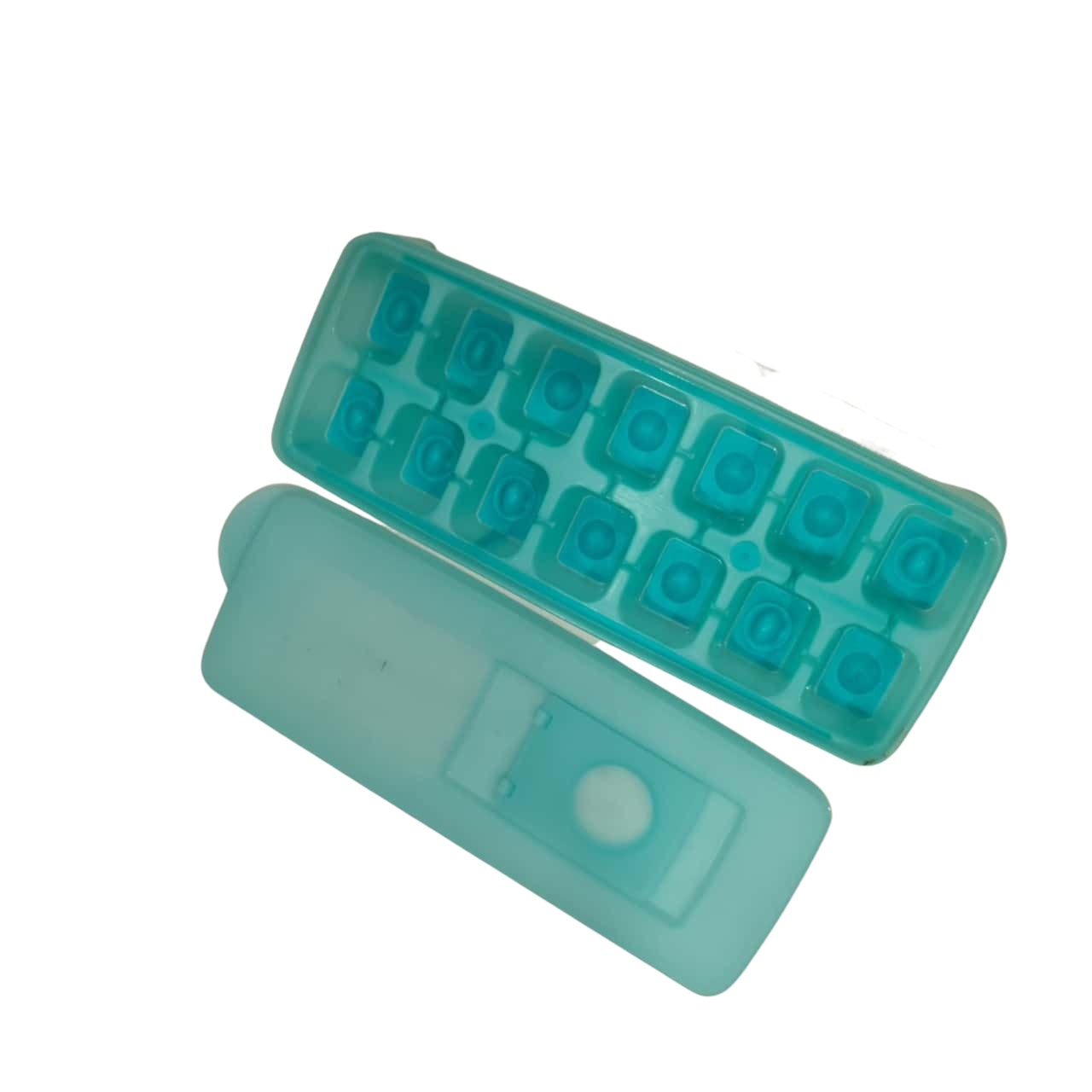 Tupperware - Tupperware Ice Cube Tray With Lid Aqua Blue(s)