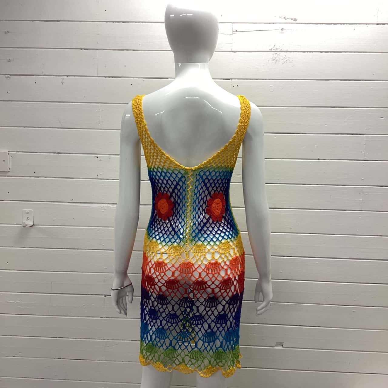 Womens Rainbow Net Dress (s)