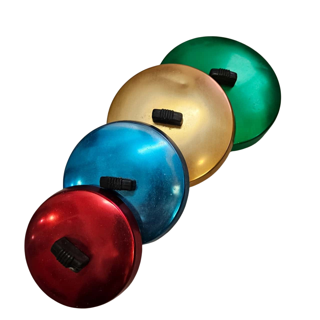 Vintage Pot Lids x4 with Bakelite Handles(s) - Used Very Good | Salvos ...