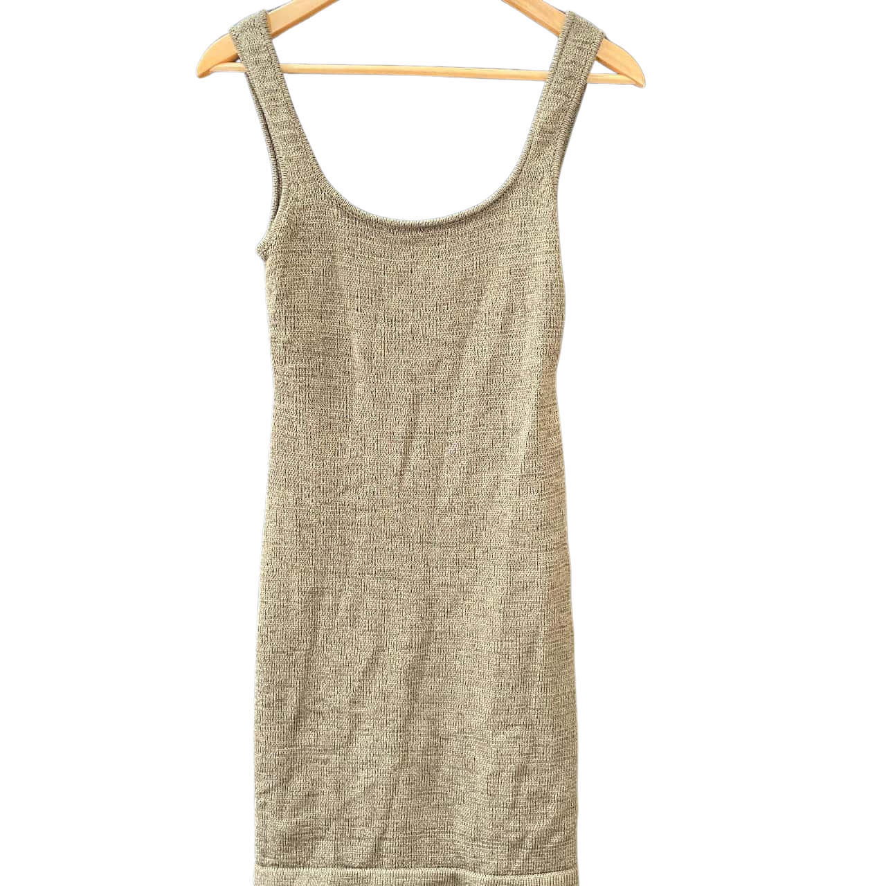 Henne Freya Dress Size 10 Sleeveless Khaki BNWT