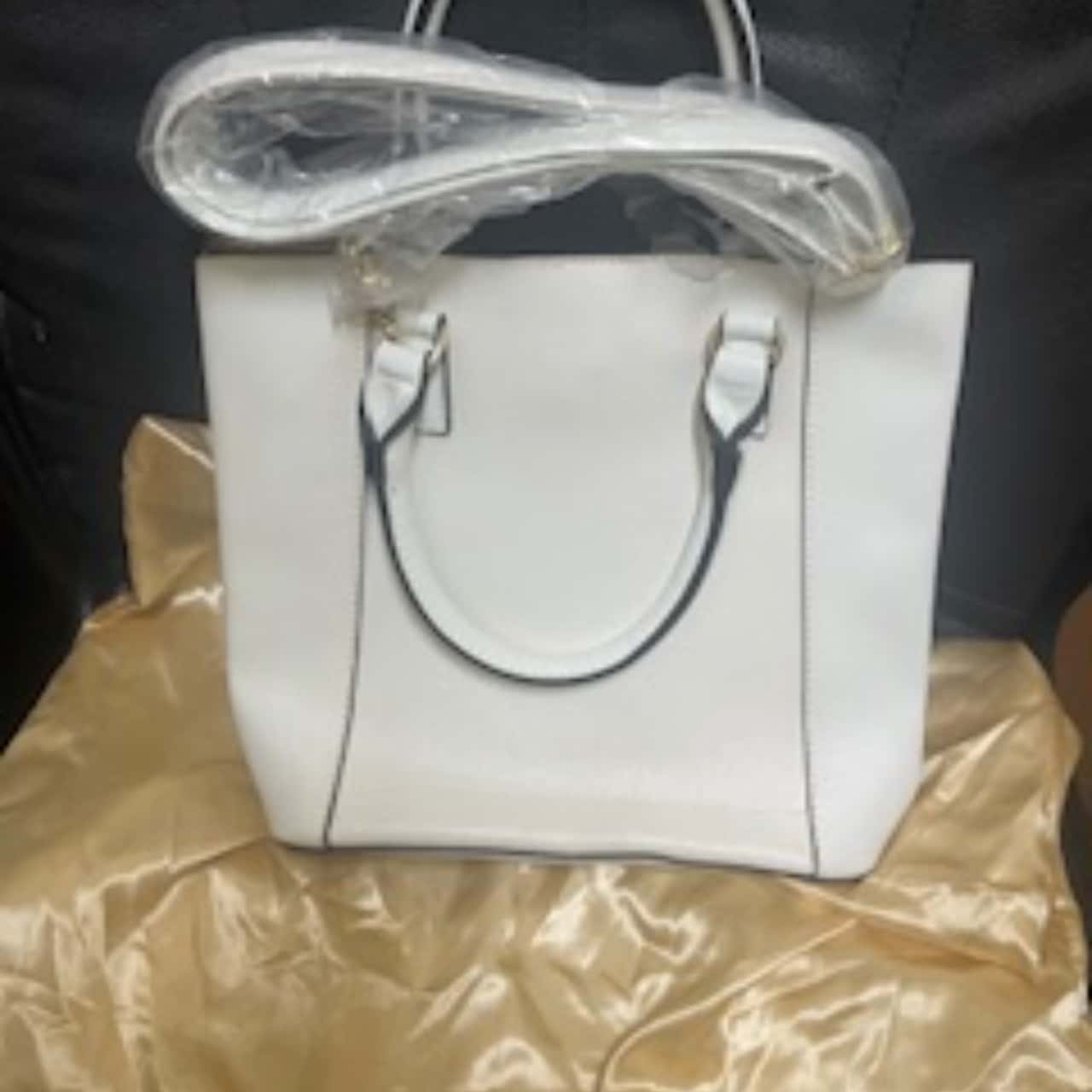 Womens White hand bag