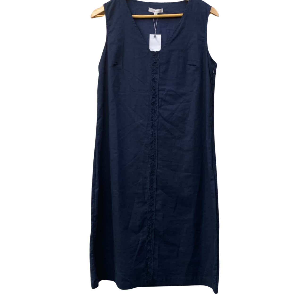 W. Lane Womens Size 10 Midi Dress Navy Blue (s)