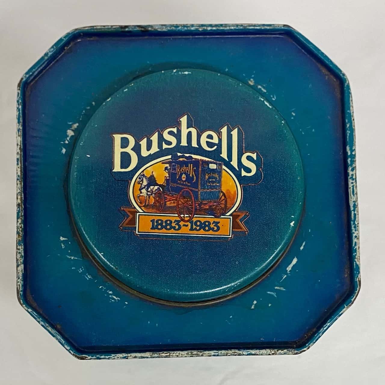 Vintage Bushells Tea Tin 1883 - 1983 Lovely Condition (s)