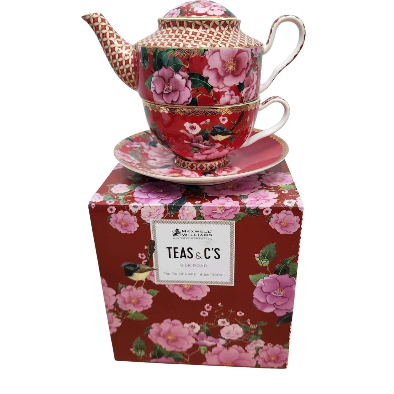 MAXWELL & WILLIAMS - TEA FOR ONE WITH INFUSER 'TEAS & C'S - SILK ROAD ...