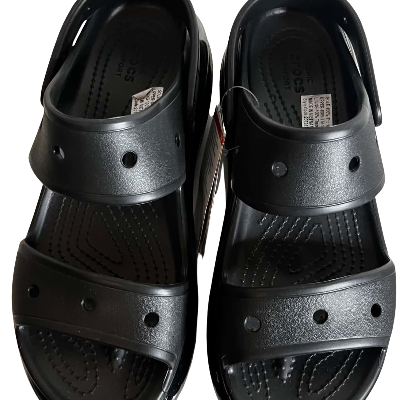 Crocs Womens Size 11 Black (s)