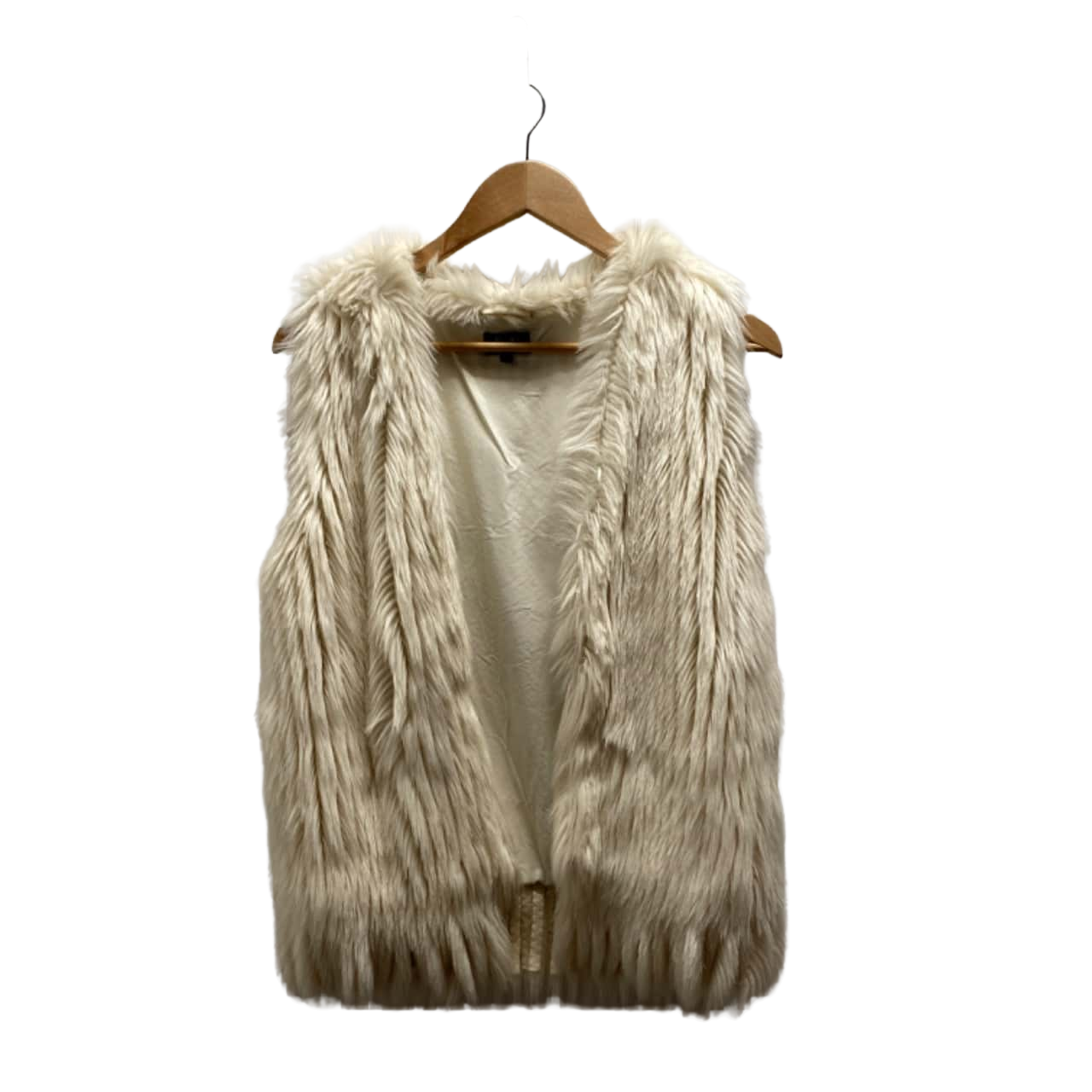 Bardōt Womens Off White Fluffy Vest(s)