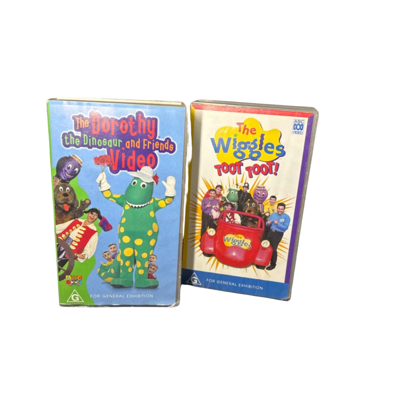 Set of two wiggles VHS tapes