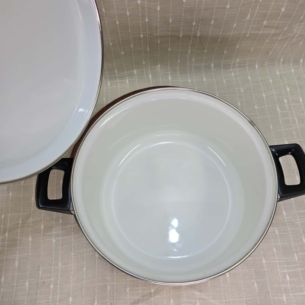 Vintage Enamelware Cookpot - Made In Japan(s)