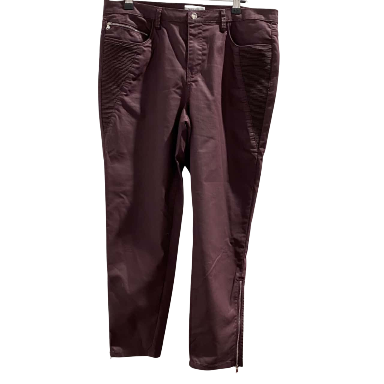 Table Eight. Womens Size 14 (W84cm) . Mauve Purple pants. Zips to ankle ...