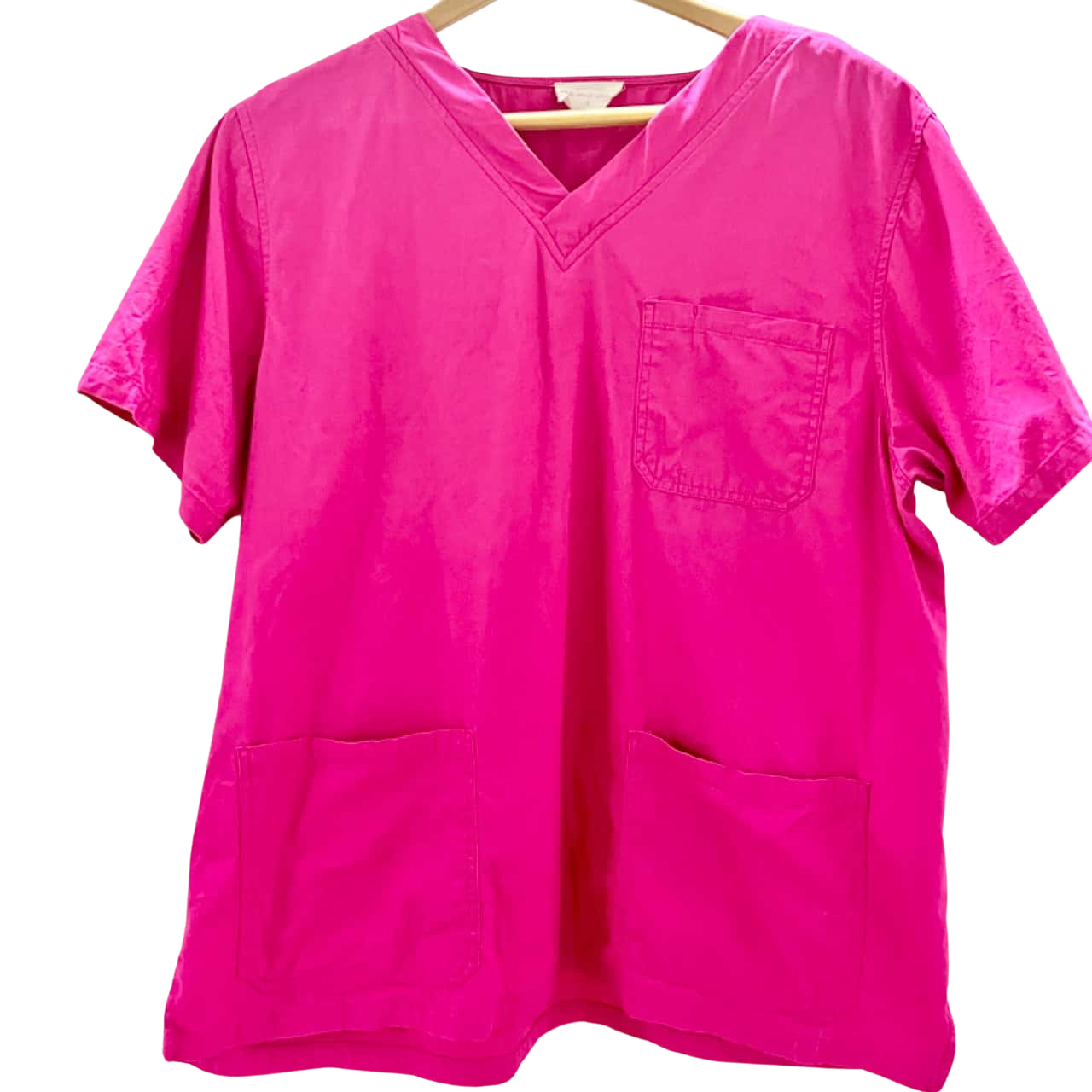 Gorman Hot Pink Scrubs Shirt Size XL