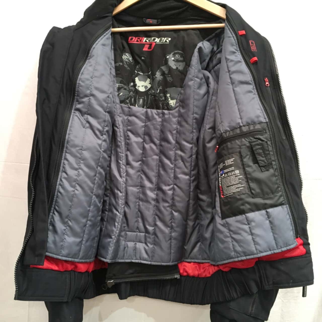 Dri Rider Unisex Size XXXL Biker Jacket Black / Grey